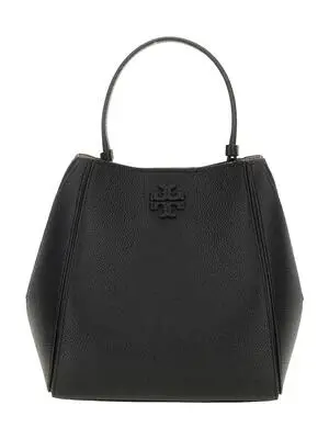 Tory Burch Mcgraw Bucket Bag - Black