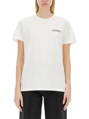 Isabel Marant Regular Fit T-shirt - White