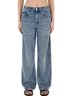 Isabel Marant Jenny Wide Leg Jeans - Denim