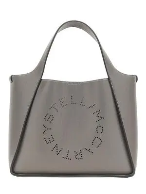 Stella McCartney Logo Shoulder Bag - Grey