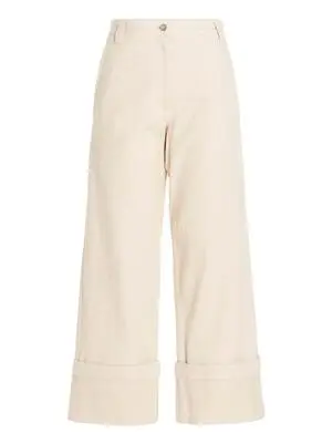 Moncler Flared Trousers - White