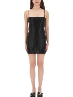 Alexander Wang Mini Dress With Crystals - Black