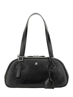 COURREGES Medium 'friday' Shoulder Bag - Black