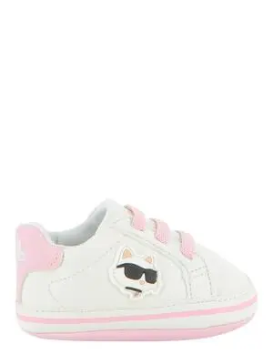 Karl Lagerfeld Leather Sneakers - White