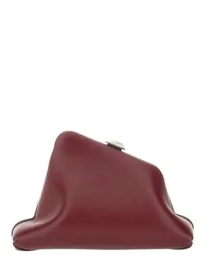 Attico Small Clutch - Bordeaux