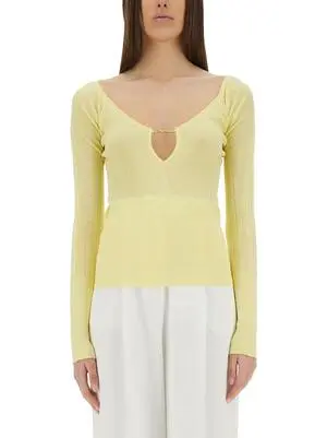 Jacquemus The Top Praluce - Yellow