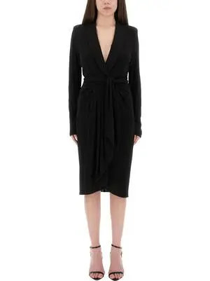 TOM FORD Wrap Dress - Black