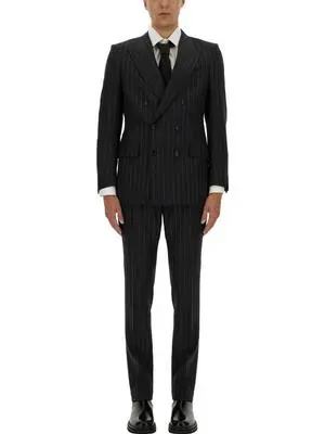 TOM FORD Pinstripe Suit 'dyllan - Grey