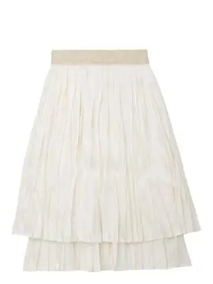 Karl Lagerfeld Pleated Skirt - Ivory