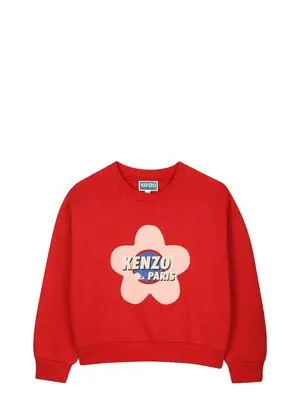 Kenzo Cotton Sweatshirt - Red