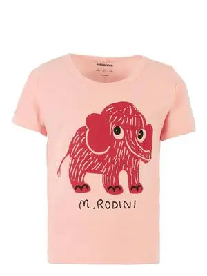 MINI RODINI Elephant Print T-shirt - Pink