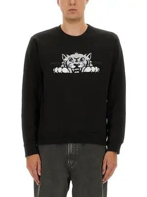 Kenzo Slim-fit Sweatshirt - Black
