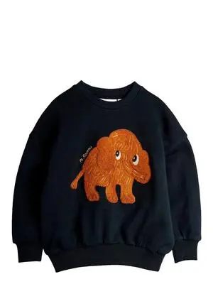 MINI RODINI Printed Sweater - Black
