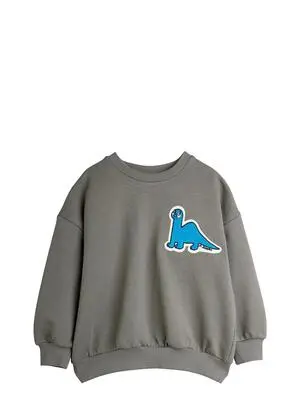 MINI RODINI Brontosaurus Sweatshirt - Grey