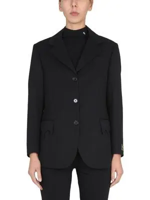 Raf Simons Single-breasted Jacket - Black