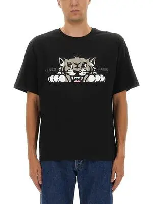 Kenzo Oversized Fit T-shirt - Black