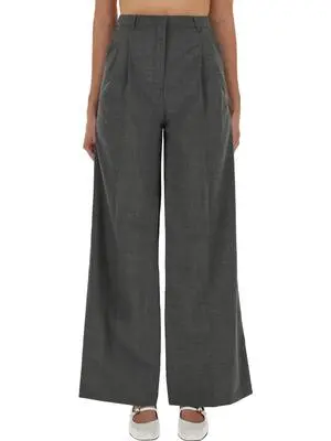 THE GARMENT Wide Leg Trousers - Grey