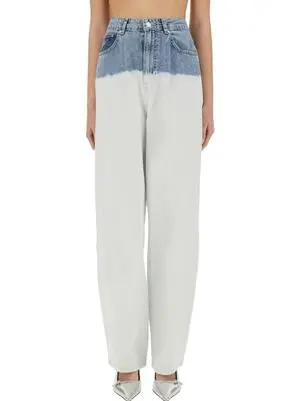 Moschino Wide Fit Jeans - White
