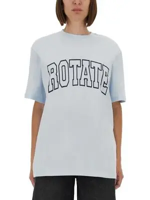 ROTATE BY BIRGER CHRISTENSEN Jersey T-shirt - Baby Blue
