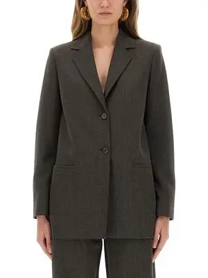 Moschino Wool Blend Jacket - Brown