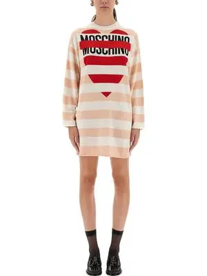 Moschino Mini Wool Dress - Pink