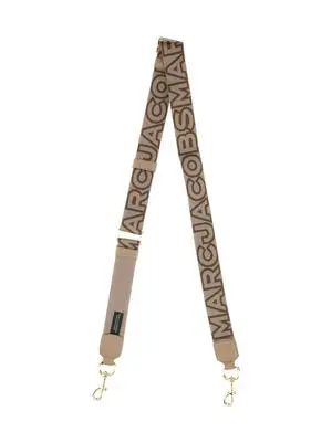 Marc Jacobs Fabric Strap With Logo - Beige