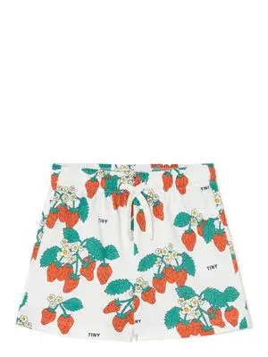 TINYCOTTONS Printed Bermuda Shorts - White