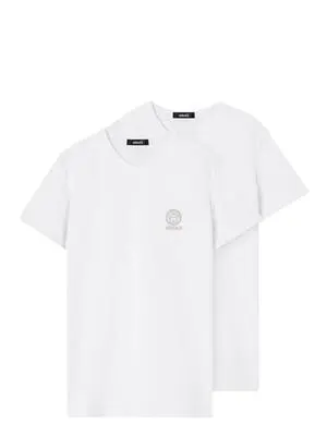 Versace Pack Of Two T Shirts - White