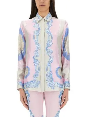 VERSACE Silk Cameo Shirt