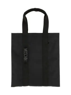 Moschino Tote Bag With Logo - Black