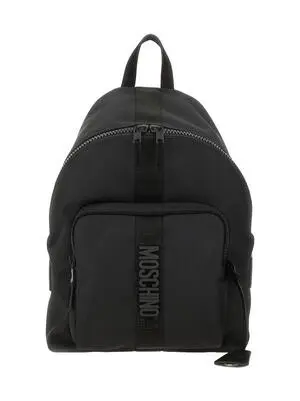 Moschino Backpack With Logo - Black
