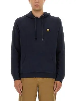 Belstaff Hooded Sweatshirt Blue