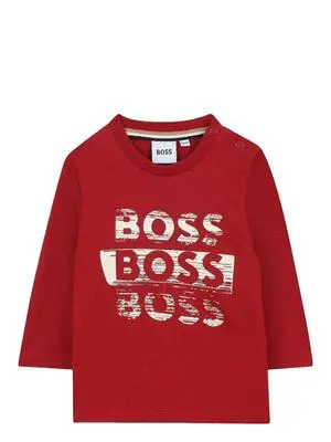 BOSS Logo T-shirt - Red
