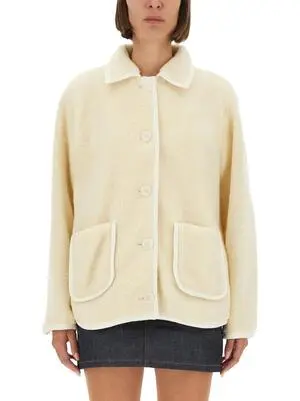 A.p.c. Estelle Blouson Jacket - Ivory