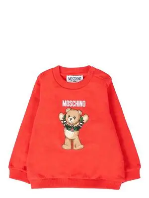 Moschino Logo Jersey - Red