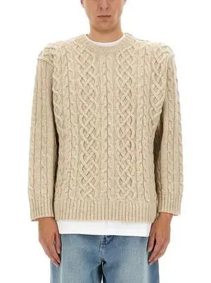 Moschino Pullover With T-shirt - Ivory