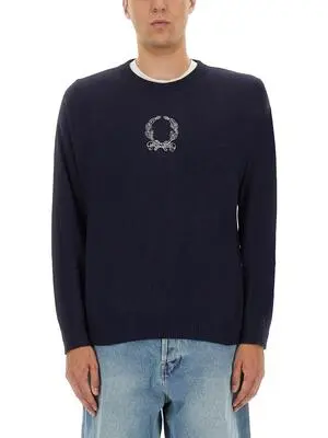 Moschino Wool And Cashmere Pullover - Blue