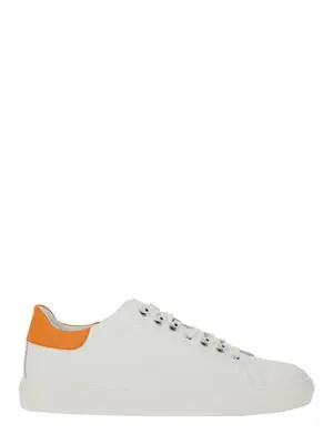 Moschino Leather Low-top Sneaker - White