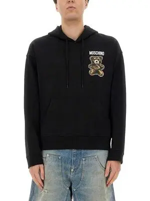 Moschino Teddy Bear Hoodie - Black