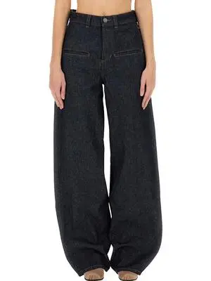 UMA WANG Denim Ball Pants - Blue