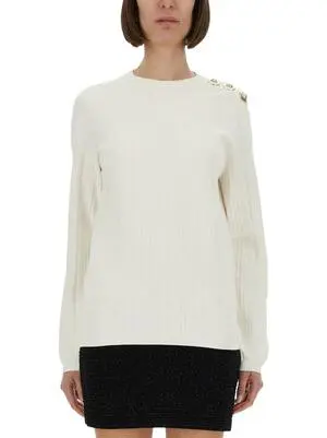 Balmain Knitted Top - Ivory