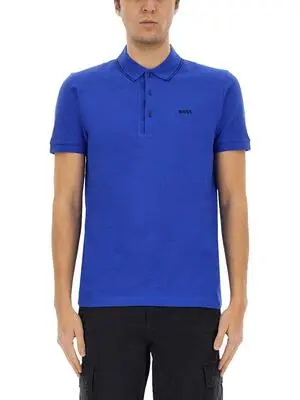 BOSS Polo 'paule 4 - Blue