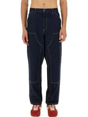 Carhartt Work In Progress Double Knee Pants - Denim
