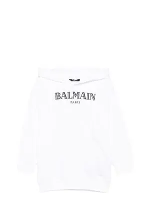 Balmain Cotton Sweatshirt - White