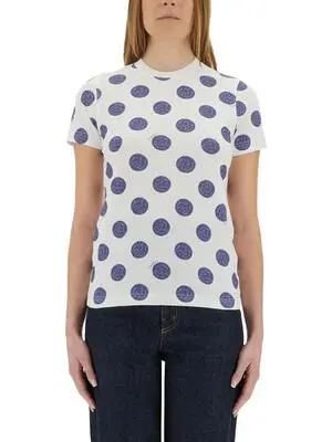 Moschino Polka Dot T-shirt - White