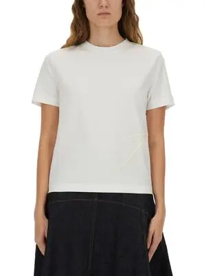 Jacquemus T-shirt With Embroidered 'j - White