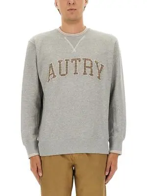 AUTRY Sweatshirt With Logo - Grey