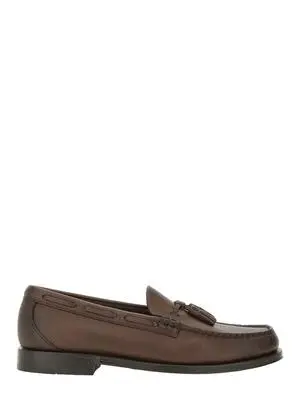 G.H. BASS & CO. Leather Tassel Loafers - Brown