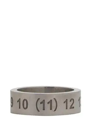 MAISON MARGIELA Logo Ring - Silver