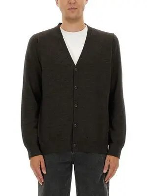 MAISON MARGIELA Wool Cardigan - Brown